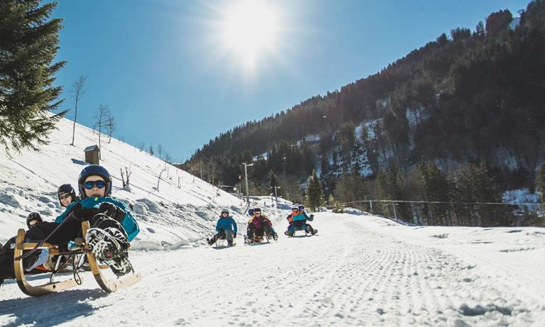 Montafon Rodeln - Hotel Montafoner Hof, Tschagguns, Österreich